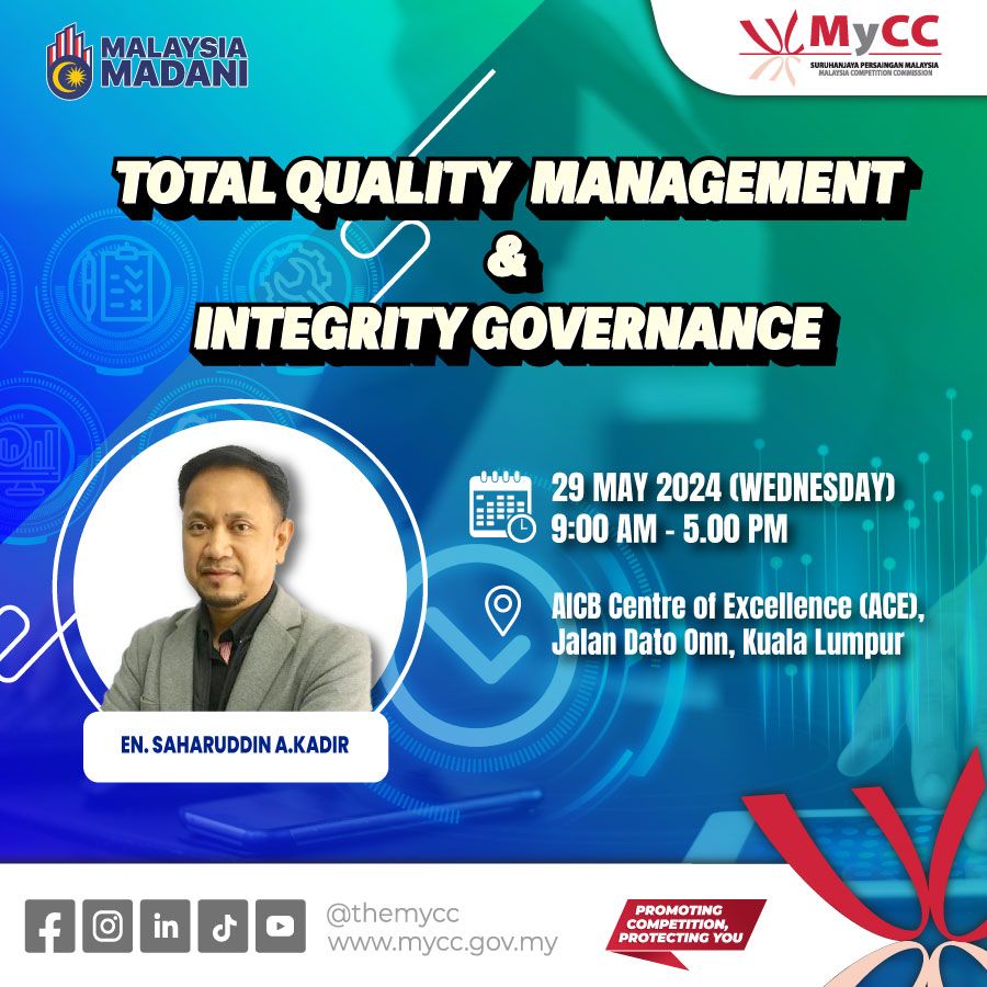 Total Quality Management & Integrity Governance | Malaysia Competition Commission (MyCC)
